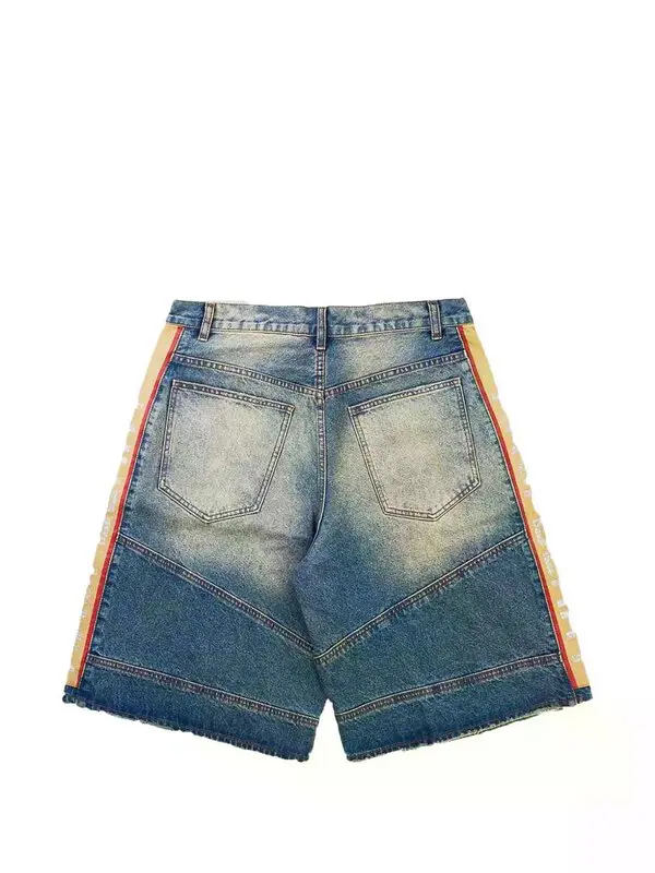GV GALLERY Civic Panelled Denim Shorts
