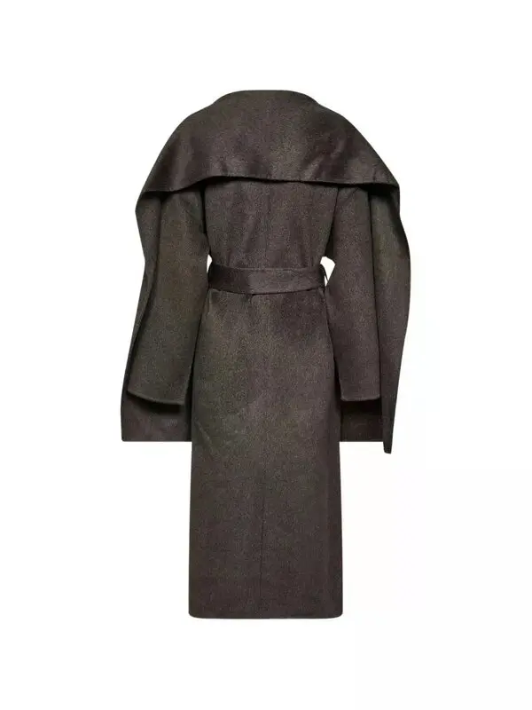 THE DYNAMIS STUDIO Belted Cape-detail Coat