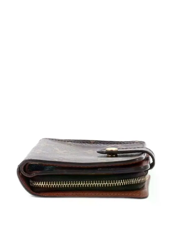 LOUIS VUITTON Compact Zippe Wallet Monogram Canvas Small Wallets
