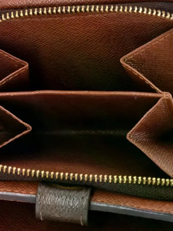 LOUIS VUITTON Compact Zippe Wallet Monogram Canvas Small Wallets
