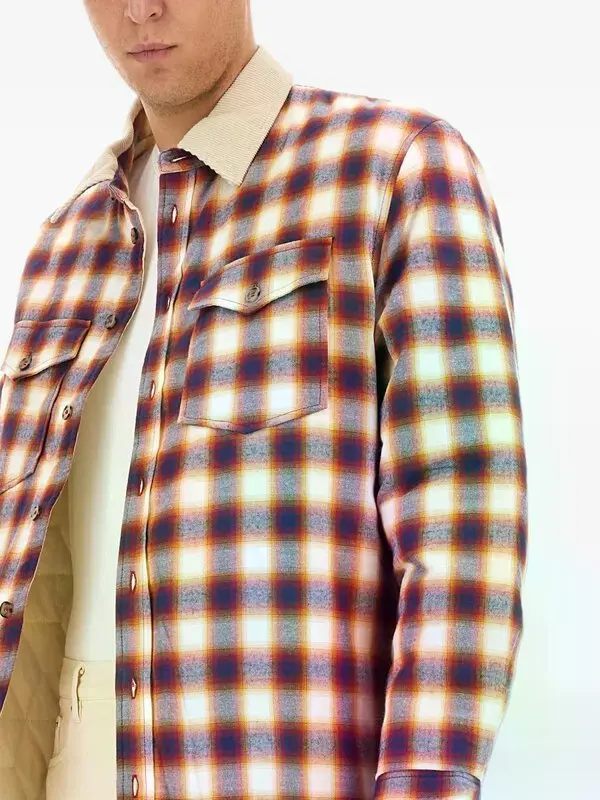 MARANT Steeve Check-pattern Shirt Jacket