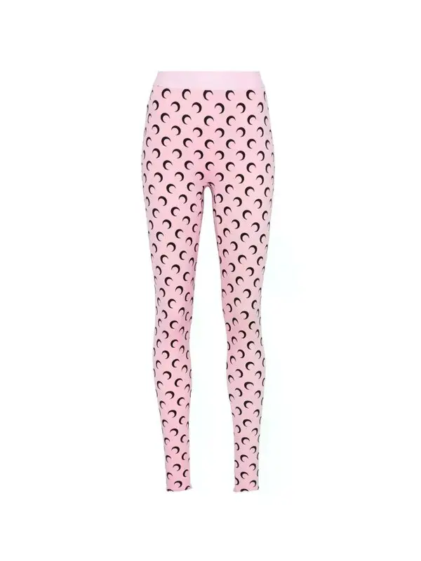 MARINE SERRE Moon-printed Jersey Leggings