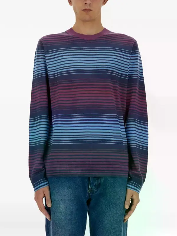 Paul Smith Striped Merino Wool Sweater