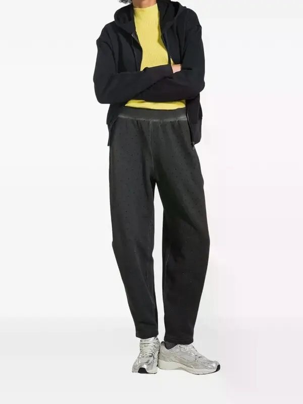 DEHA Rhinestone-embellished Track Pants - Black