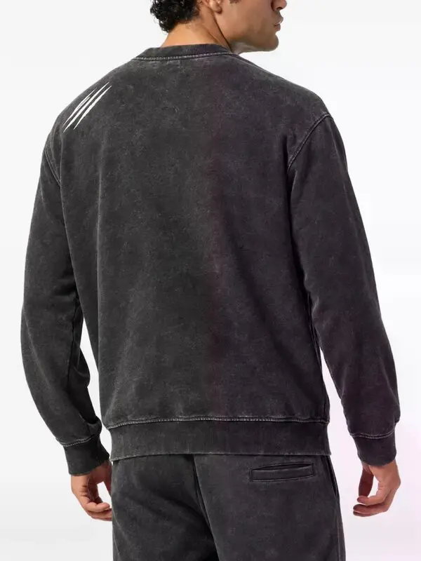PLEIN SPORT Washed Fleece Sweatshirt