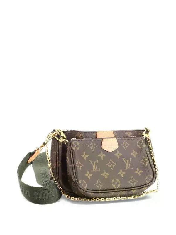 LOUIS VUITTON Multi Pochette Accessoires Monogram Canvas Crossbody Bag