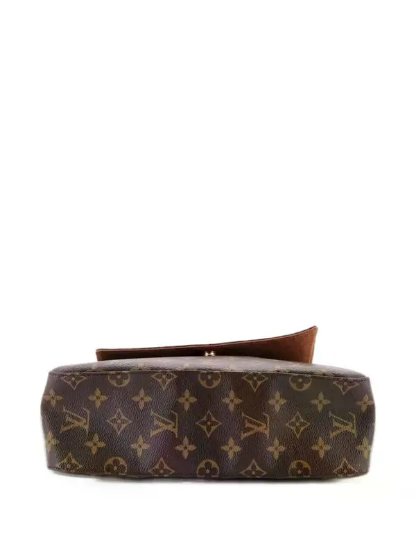 LOUIS VUITTON Looping Handbag Monogram Canvas Mini Satchel