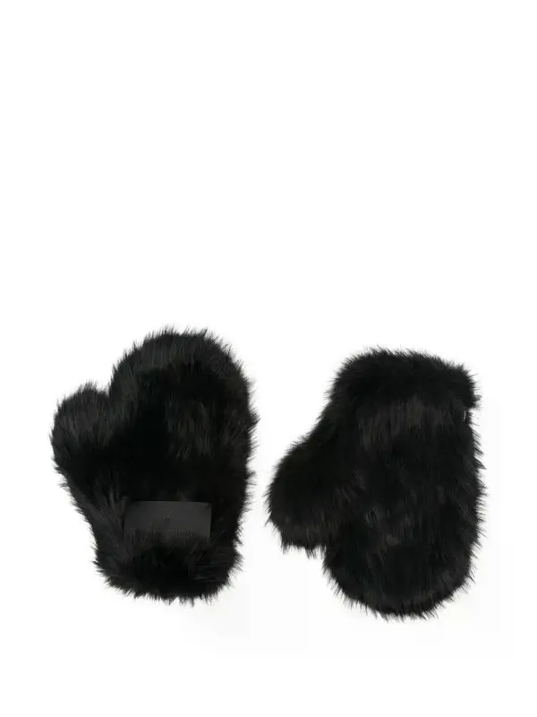 Patrizia Pepe Faux-fur Mittens