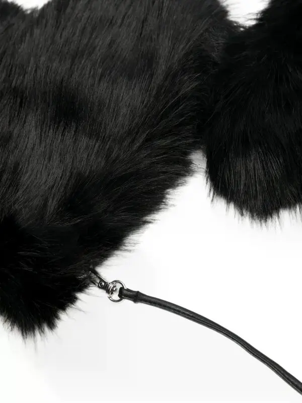 Patrizia Pepe Faux-fur Mittens