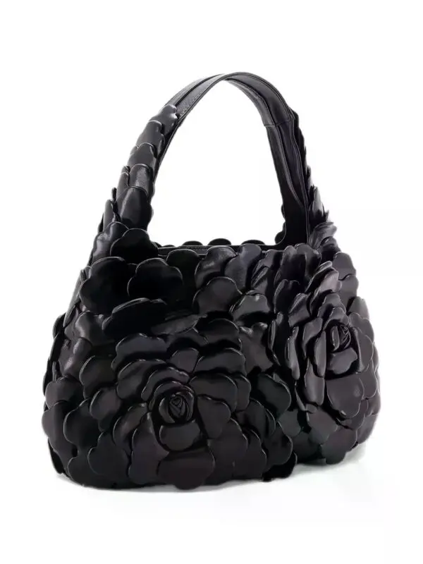 Valentino Garavani Atelier 03 Rose Edition Leather Small Hobo Bag