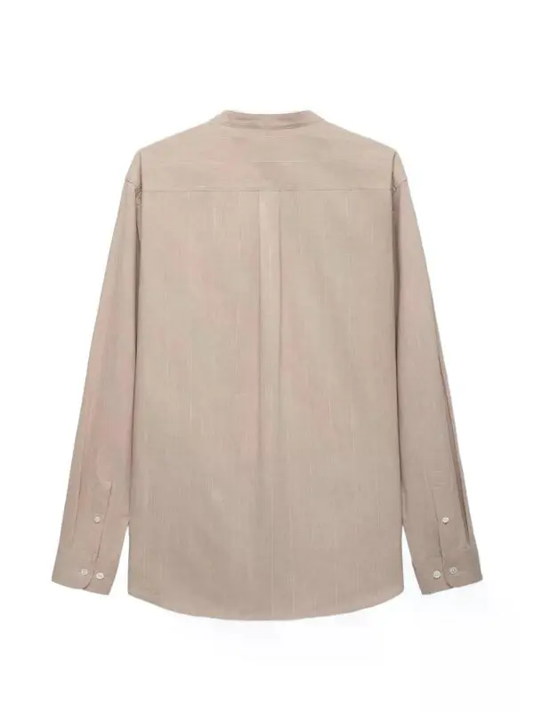 Shanghai Tang Coin-embroidered Mandarin Shirt