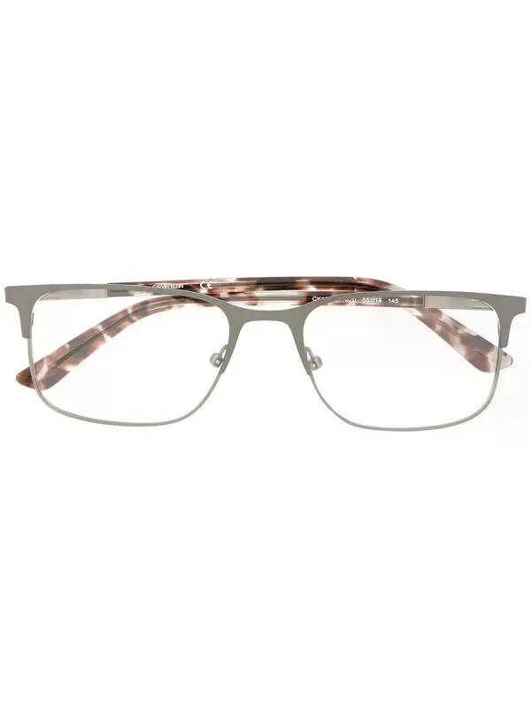 Calvin Klein Tortoiseshell Square-frame Glasses