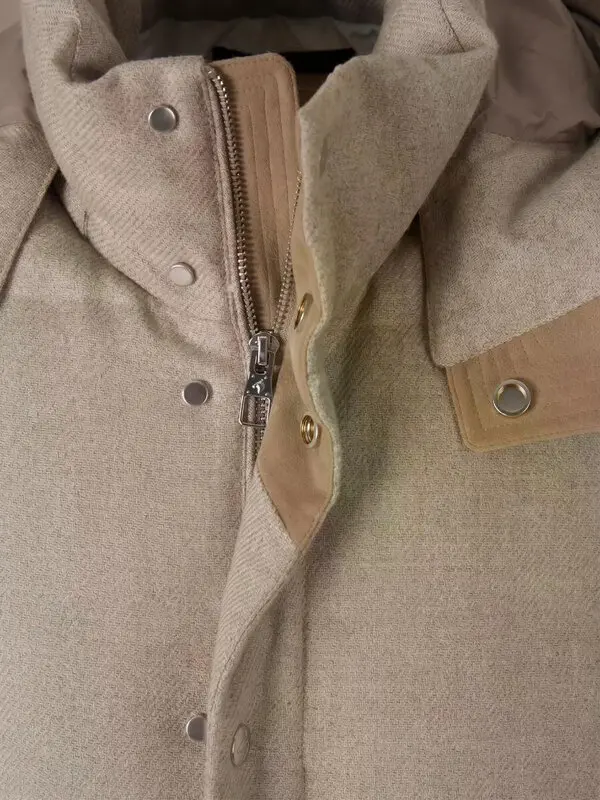 MONTECORE Hooded Quilted Gilet - Neutrals