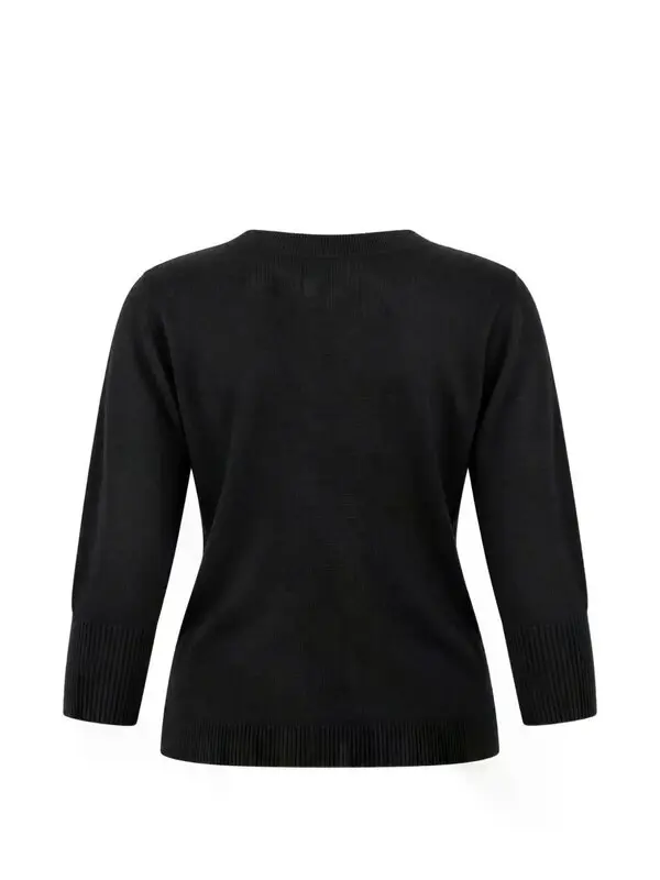 MORGAN Crystal-embellished V-neck Cardigan