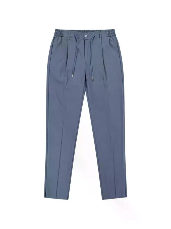 Tagliatore Newman Drawstring Trousers - Blue