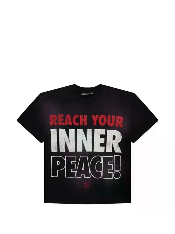 HELLSTAR Slogan-print Inner Peace T-shirt