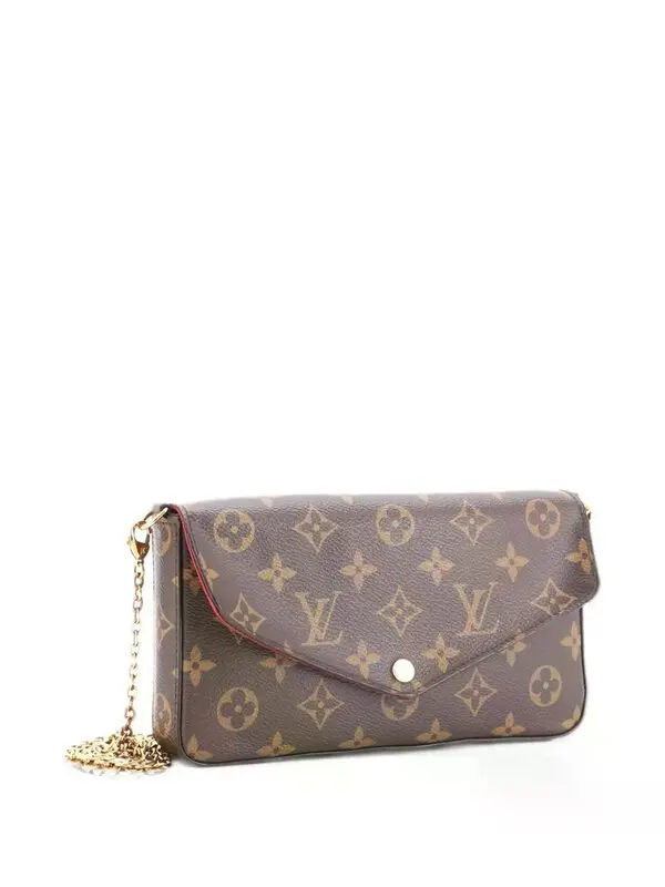 LOUIS VUITTON Felicie Pochette Monogram Canvas Crossbody Bag
