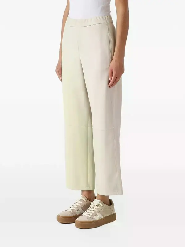 Max Mara Ode Elasticated-waist Faux-leather Trousers