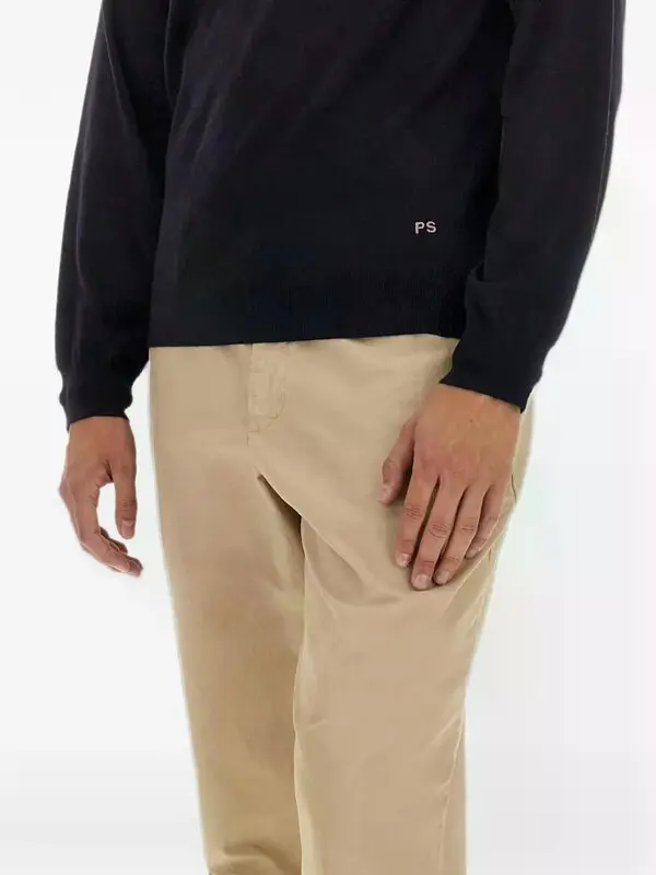 Paul Smith Logo-embroidered Merino Wool Sweater