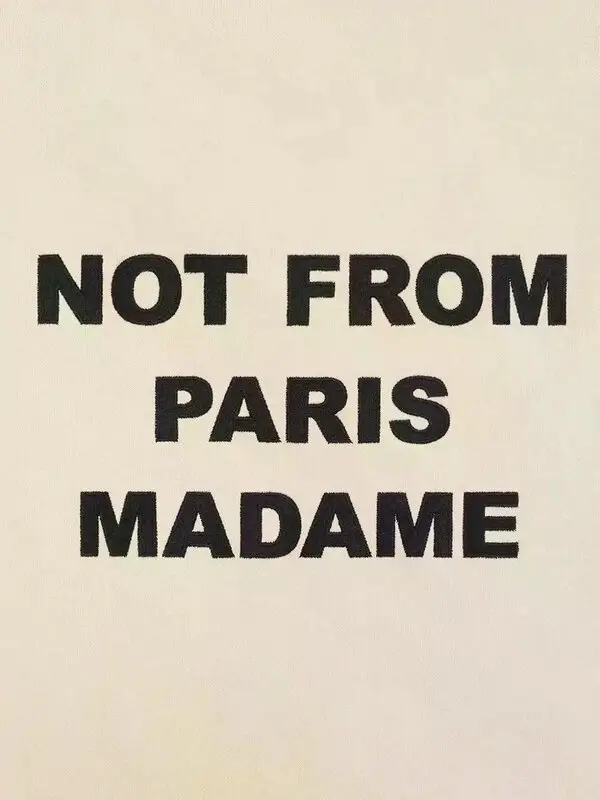 Drole De Monsieur Not From Paris Madame Hoodie - Neutrals
