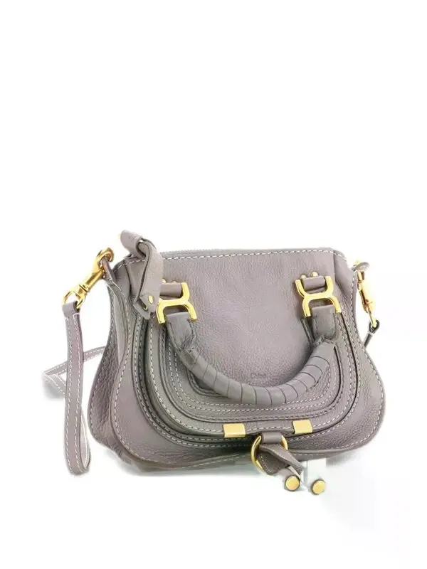 Chloé Marcie Satchel Leather Baby Crossbody Bag