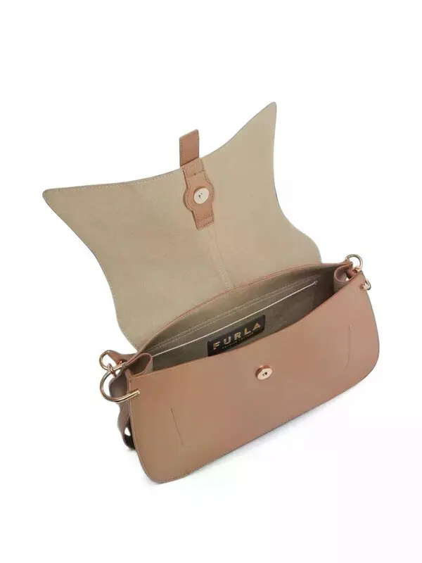 Furla Logo-plaque Leather Tote Bag