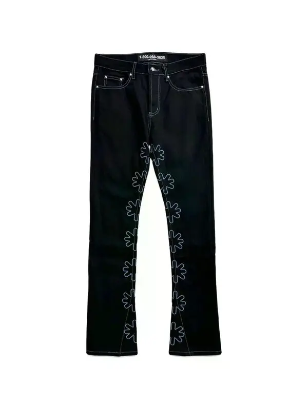 LOSTSHDWS Outline Embroidered Jeans