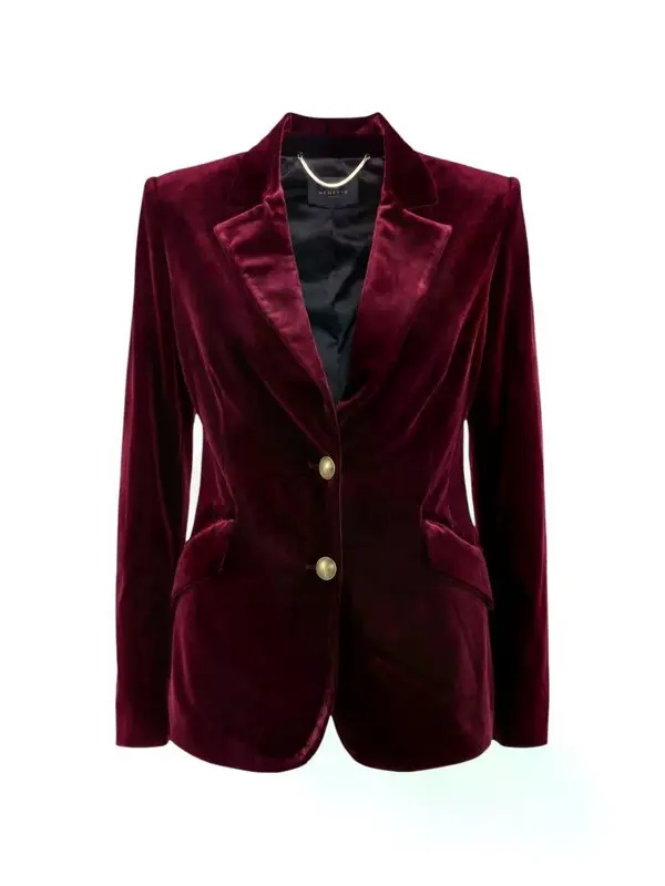 NENETTE Briatico Velvet Single-breasted Blazer