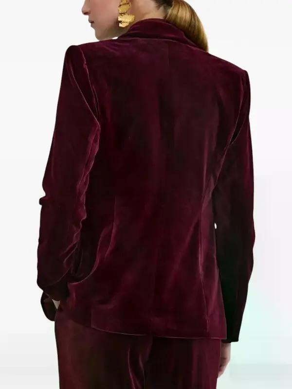 NENETTE Briatico Velvet Single-breasted Blazer
