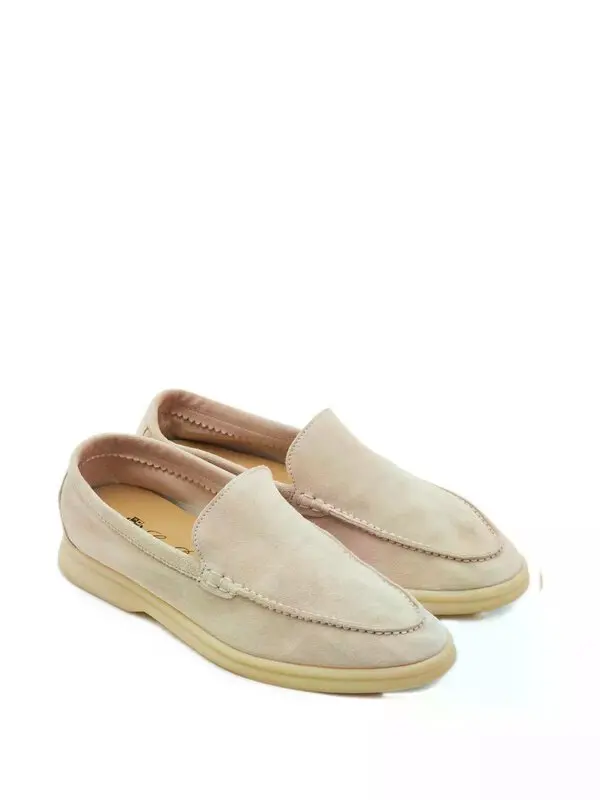 Loro Piana Summer Walk Suede Loafers