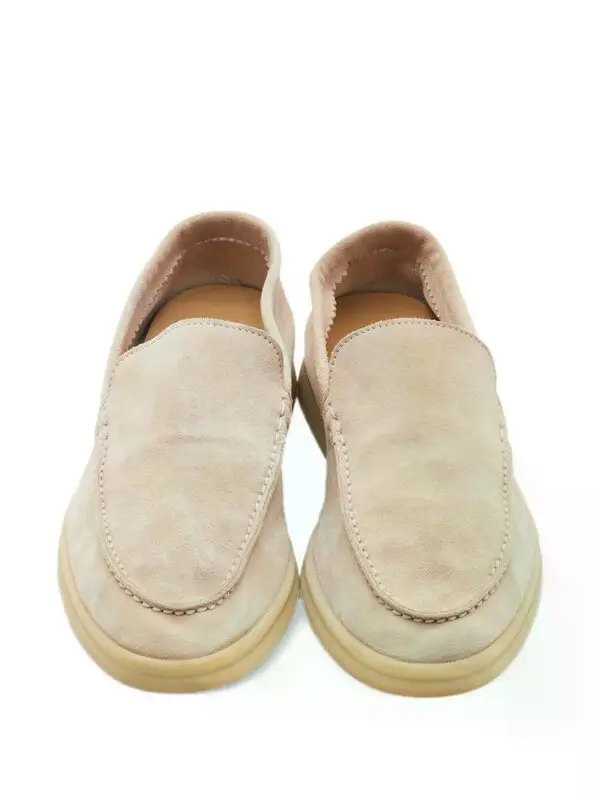 Loro Piana Summer Walk Suede Loafers