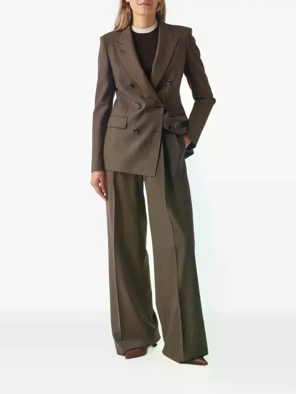 Tagliatore Eileen Pleated Wide-leg Trousers