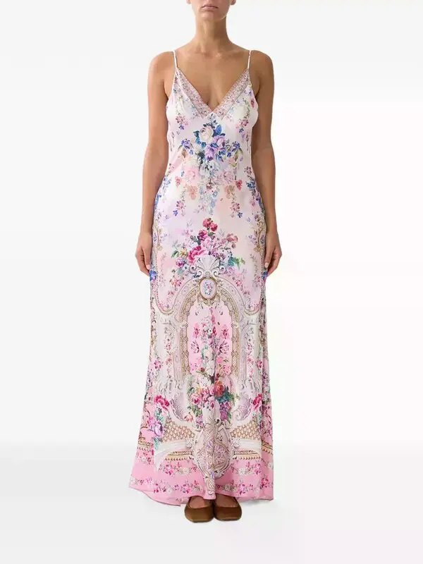 Camilla Palatial Pastels Floral-print Maxi Dress