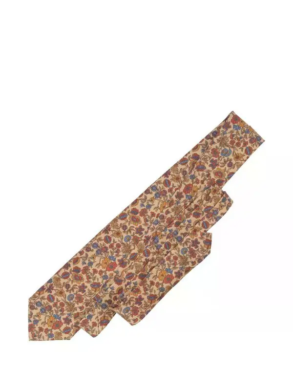 ELIZABETTA Floral-print Tie