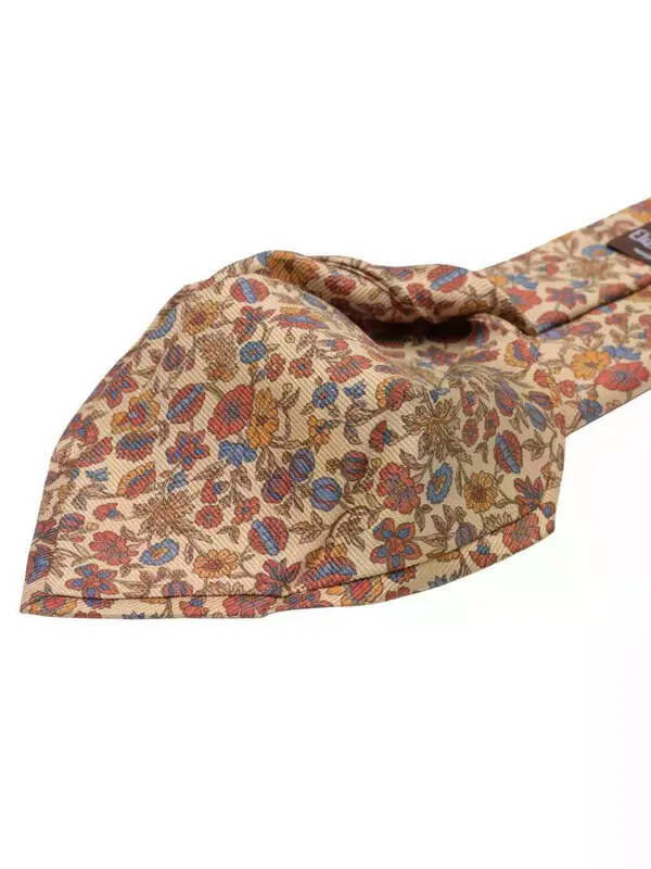 ELIZABETTA Floral-print Tie
