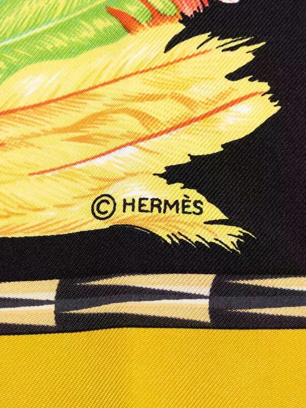 Hermès 1980-2000 Brazil Silk Scarf 90 Scarves