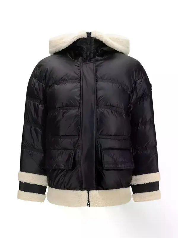 Peuterey Kunto Bg Faux-fur Trim Puffer Jacket - Black