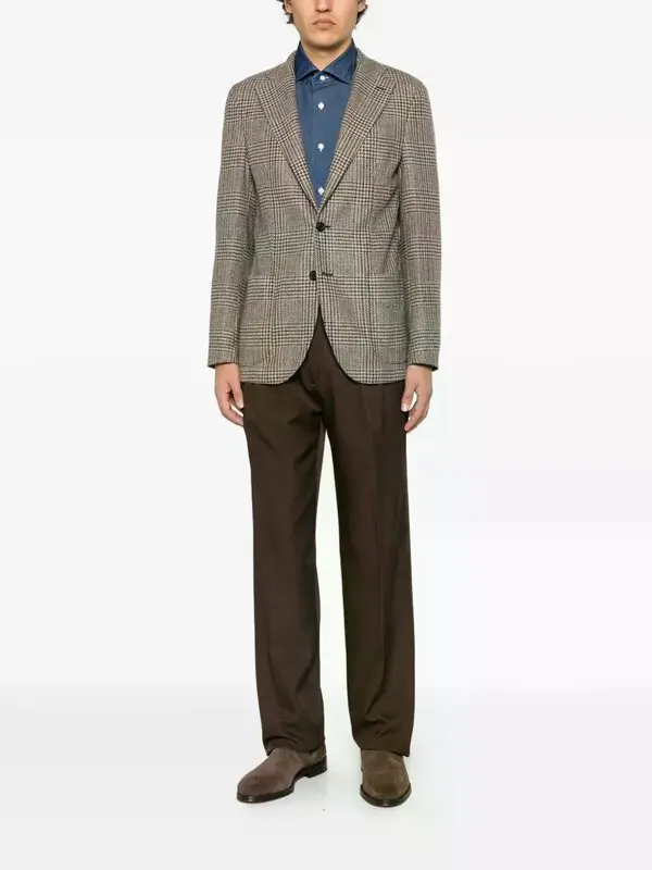 BARBA NAPOLI Long-sleeve Spread-collar Shirt
