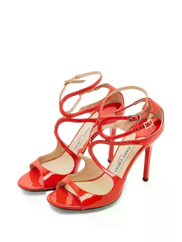 JIMMY CHOO Lance Strappy Sandals - Red