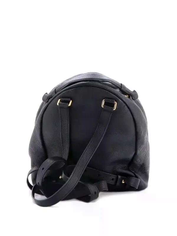 LOUIS VUITTON Sorbonne Monogram Empreinte Leather Backpack - Black