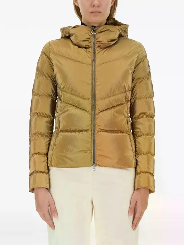 COLMAR Hooded Quilted Jacket - Gold