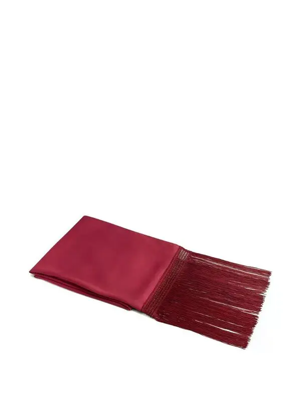 Momoni Coccon Fringe-trimmed Scarf - Red