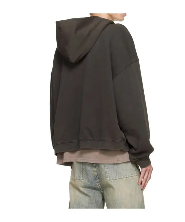 REPRESENT Loose-fit Zip-up Hoodie With Lettering