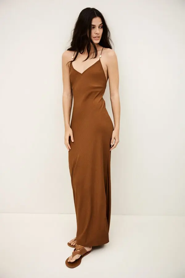 Ba&sh Hany Dress - Marron