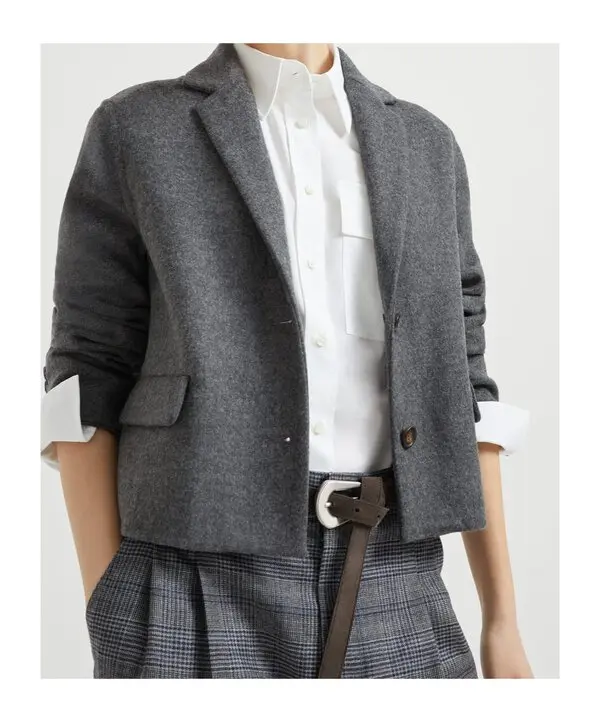Brunello Cucinelli Cropped Blazer