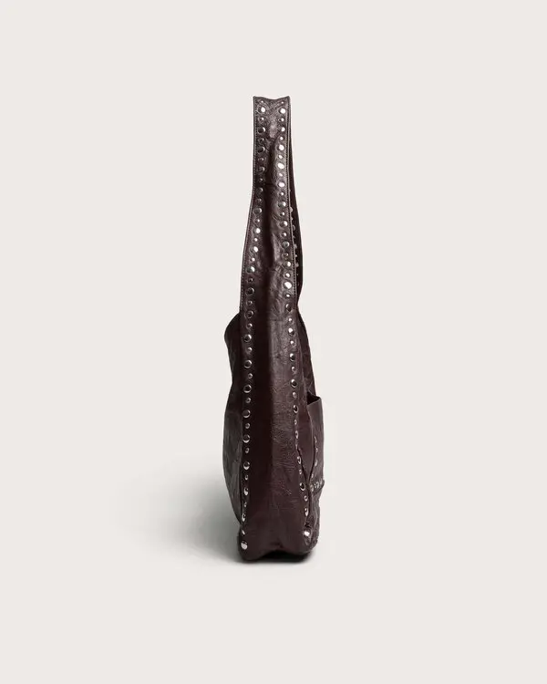Gimaguas Maxi Franca Stud-embellished Shoulder Bag