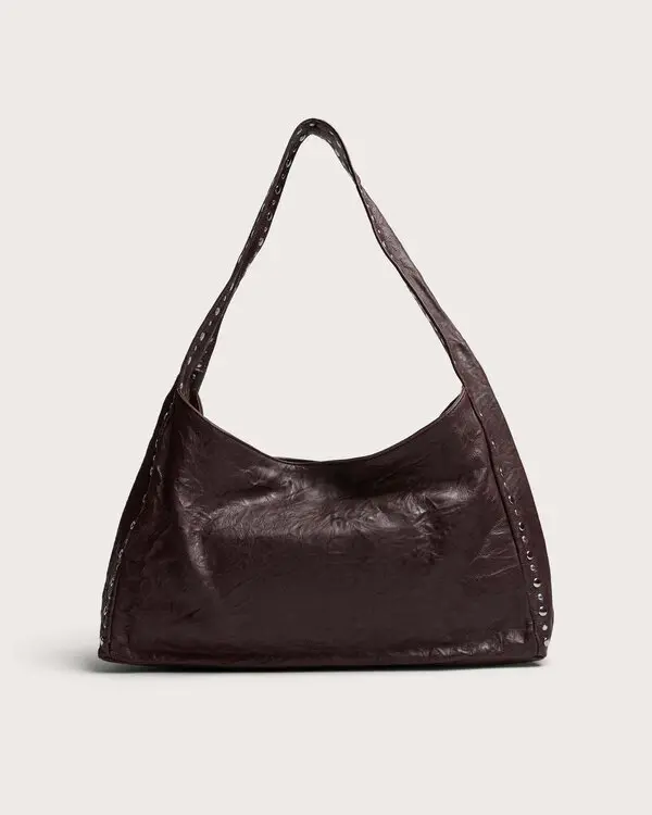 Gimaguas Maxi Franca Stud-embellished Shoulder Bag