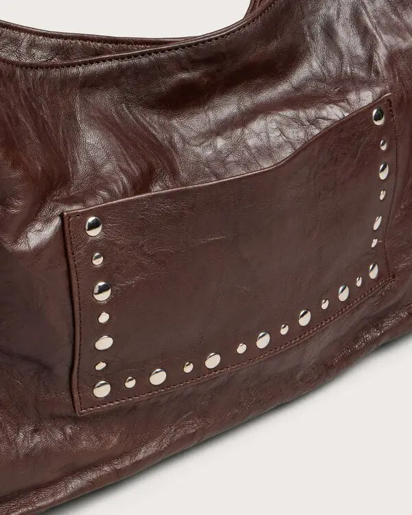 Gimaguas Maxi Franca Stud-embellished Shoulder Bag