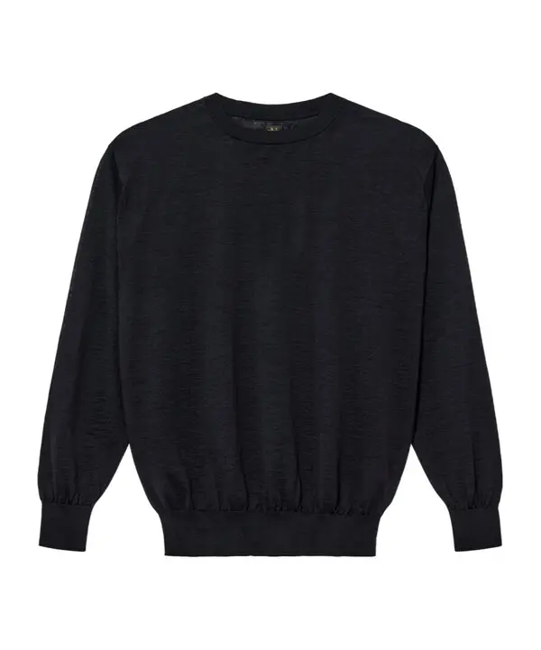 BATONER Crew-neck Long-sleeve Knit Top