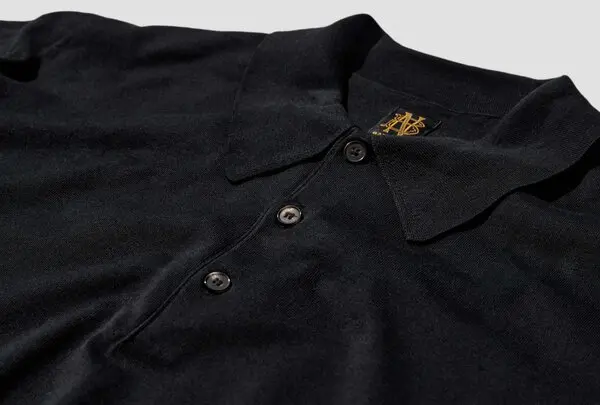 BATONER Short-sleeved Knitted Polo Shirt